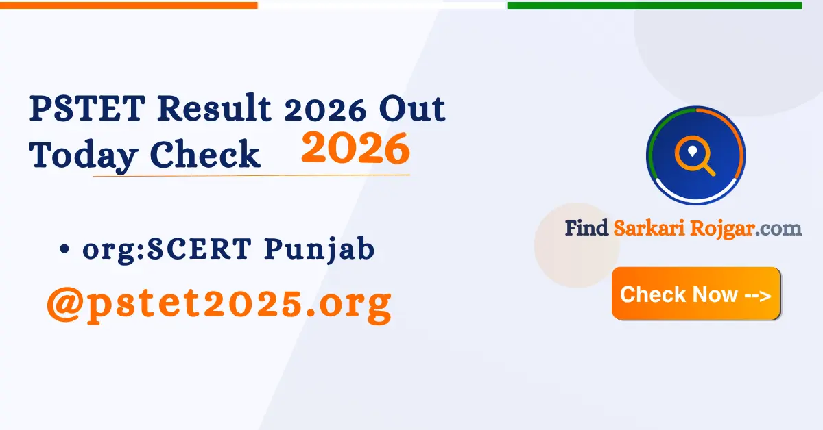 PSTET Result 2026 [Out] Check With Roll Number & Download Scorecard at ...